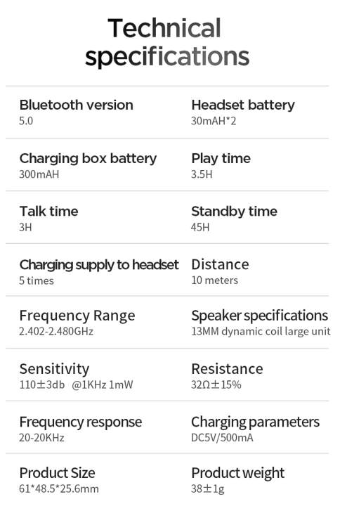 TWS - Shenzhen Tupoo Electronics Co., Ltd TWS ear buds